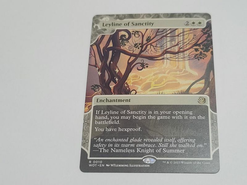 Free: Magic the gathering mtg Leyline of Sanctity rare card Borderless ... Free: Magic the gathering mtg Leyline of Sanctity rare card Borderless ...