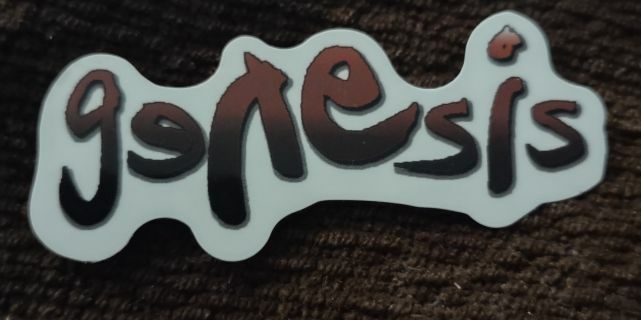 Free Genesis Band Laptop Computer Sticker Xbox Playstation Cooler