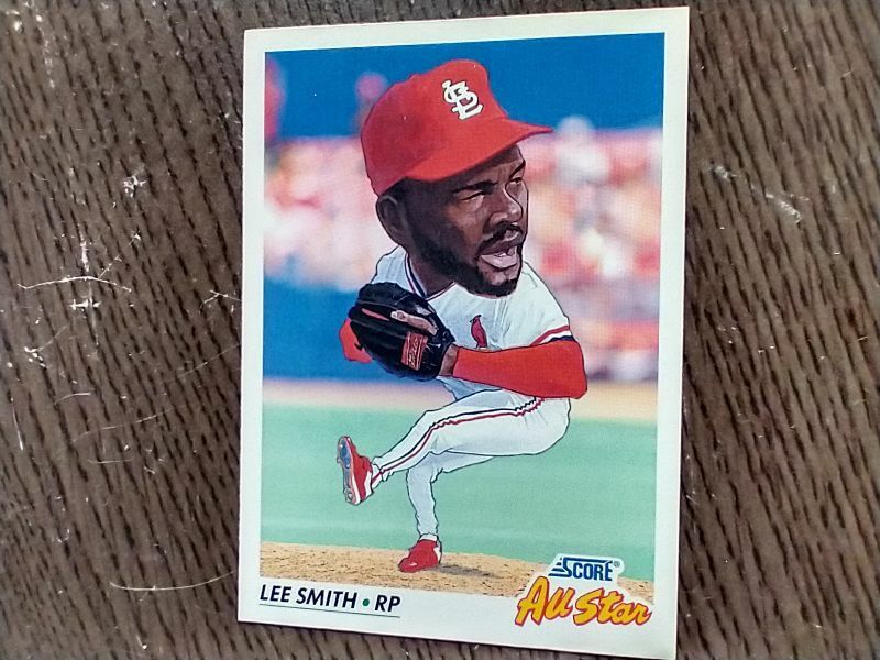 Free Lee Smith Cardinals Score All Star Sports Trading Cards Auctions For Free Stuff