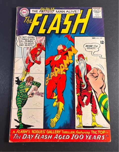 Free: Flash 157 December 1965 Silver Age Flash 12 cent cover - Comics ... Free: Flash 157 December 1965 Silver Age Flash 12 cent cover - Comics ...