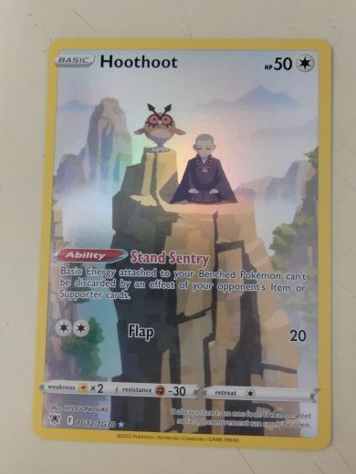 Free Hoothoot Tg12tg30 Rare Holo Nm Pokemon Trading Card Games