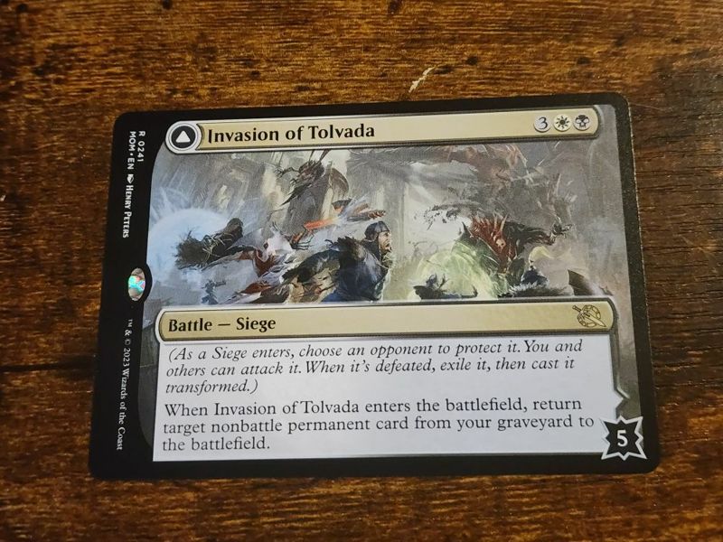 Free Magic The Gathering Mtg Invasion Of Tolvada Rare Card March Of