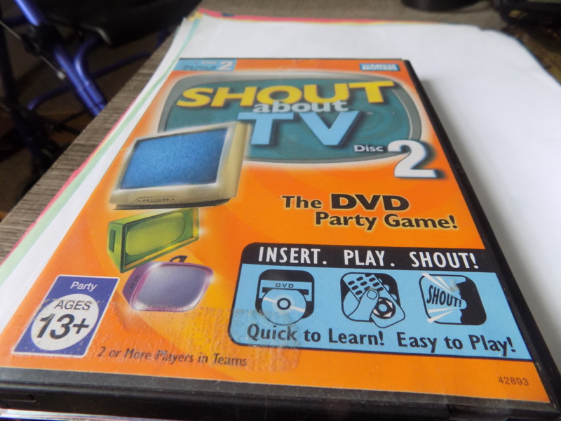 Free Parker Brothers Shout About Tv Disc 2 Dvd Party Game Games Auctions For