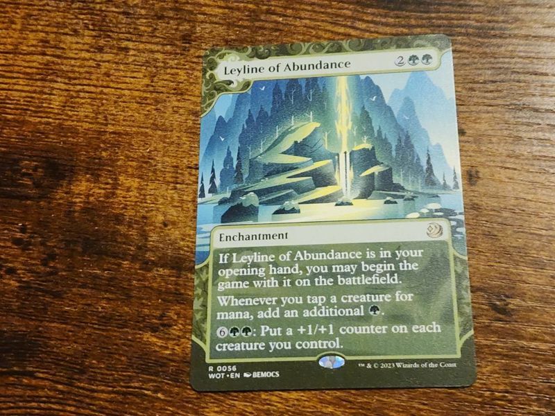 Free: Magic the gathering mtg Leyline of Abundance rare card Wilds of ... Free: Magic the gathering mtg Leyline of Abundance rare card Wilds of ...