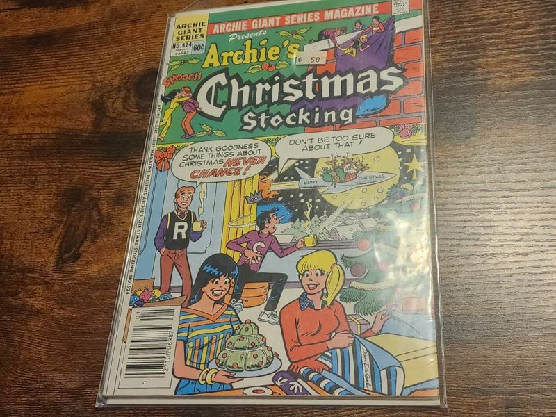 Free Archie Comics Archies Christmas Stocking 524 1983 Comics