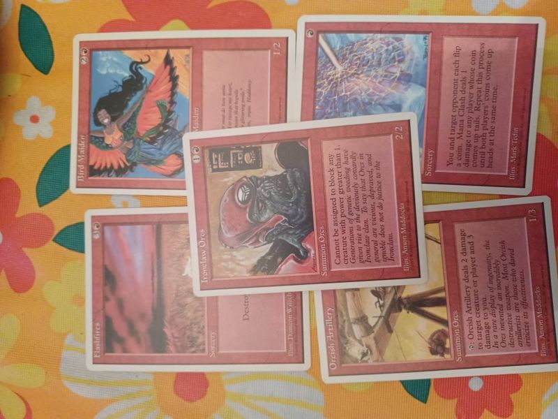 Free Lot Of 5 Mtg Magic The Gathering Cards Trading Card Games